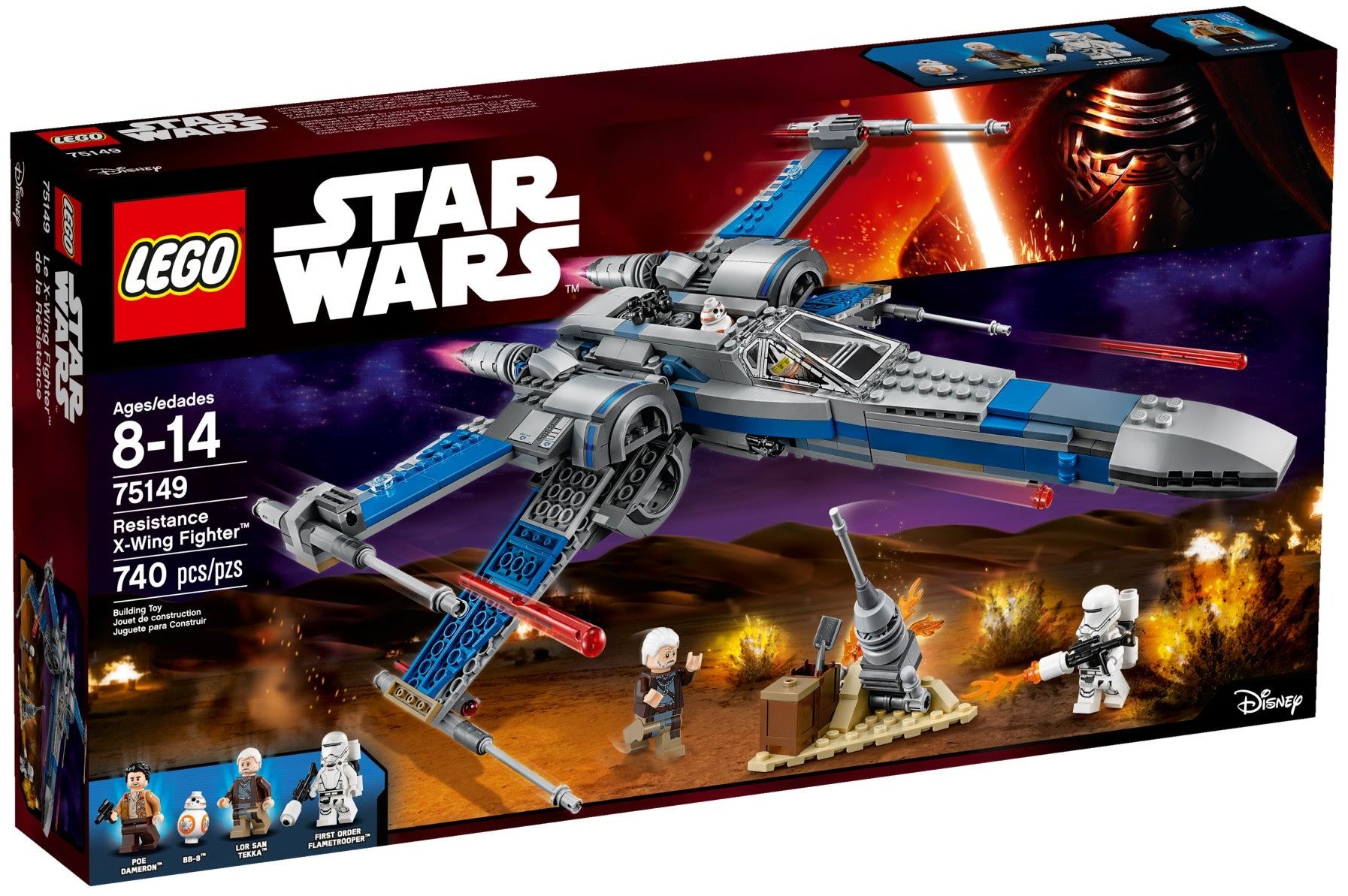 LEGO Star Wars 75149 Resistance X-wing Fighter | Brickollector NZ