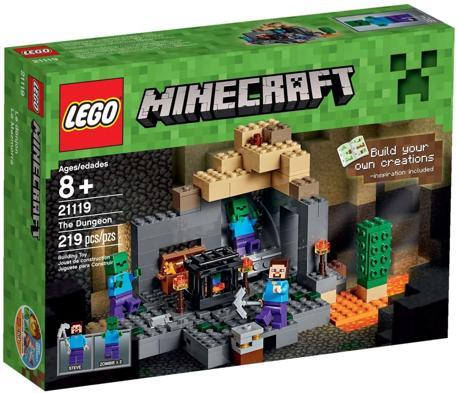 LEGO Minecraft 21119 The Dungeon | Brickollector NZ