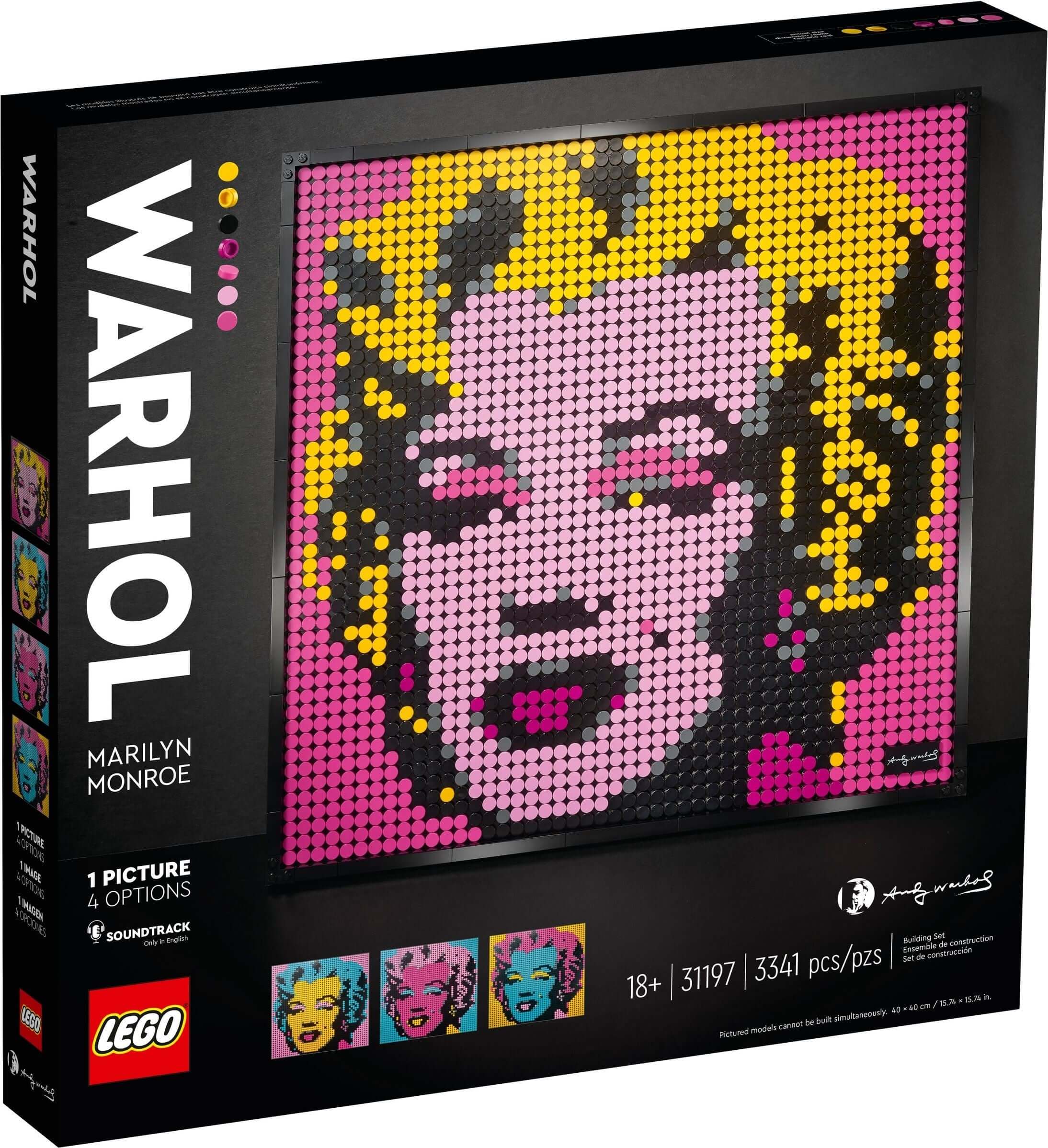 LEGO Art 31197 Andy Warhol's Marilyn Monroe | Brickollector NZ