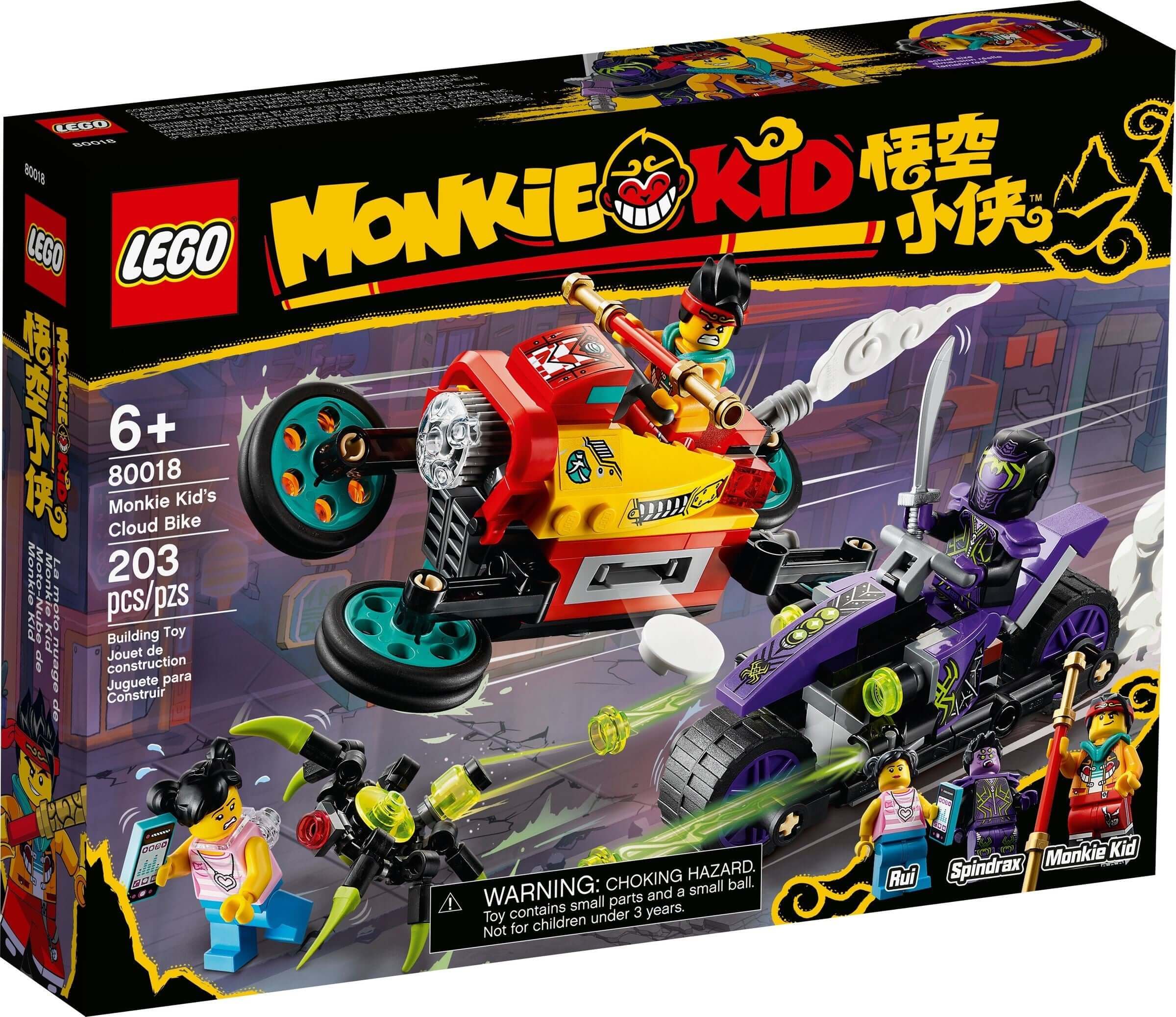 LEGO Monkie Kid 80018 Monkie Kid's Cloud Bike | Brickollector NZ